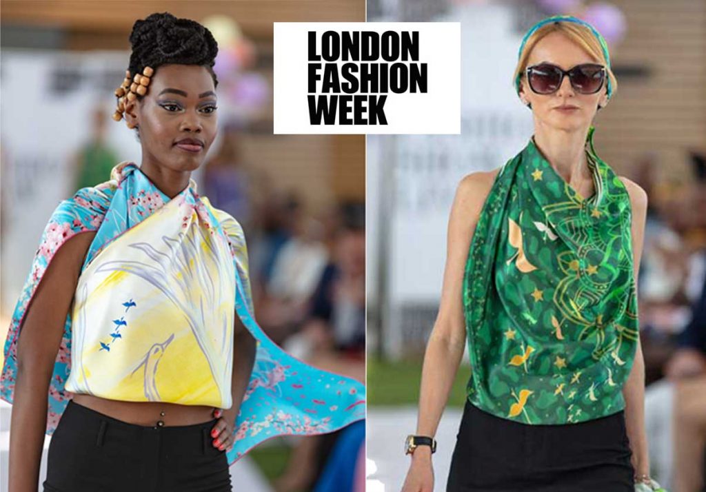 British Luxury Silk Scarves | SAYNA LONDON Scarves